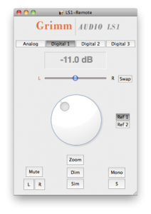 LS1r remote | Grimm Audio